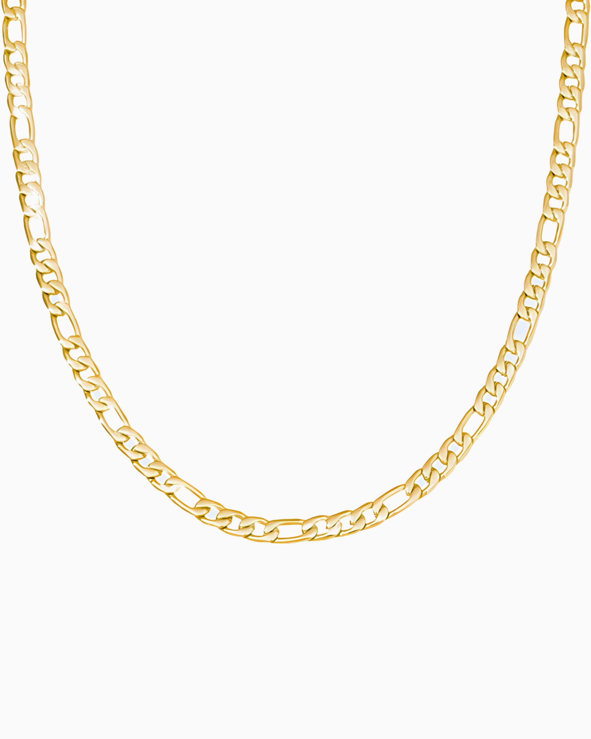 CLEAN FIGARO CHAIN. - 5MM 18K GOLD | Drippy Amsterdam